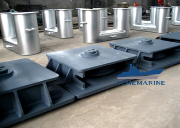 Marine Horizontal Lead Single Sheave Fairlead Deck Mounted - Buy Marine ...